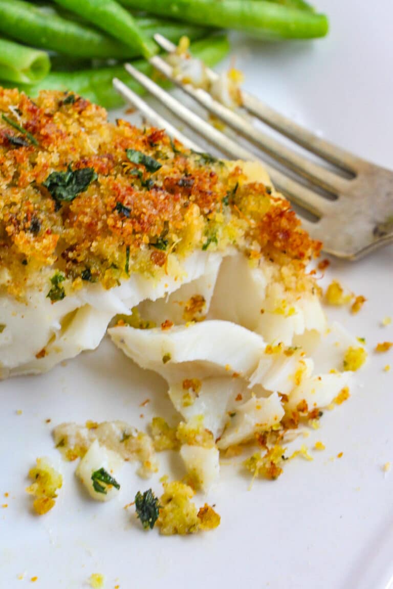 Garlic Parmesan Crusted Cod