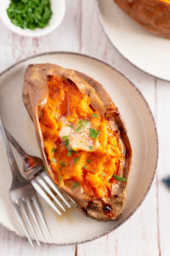 How to Bake Sweet Potatoes